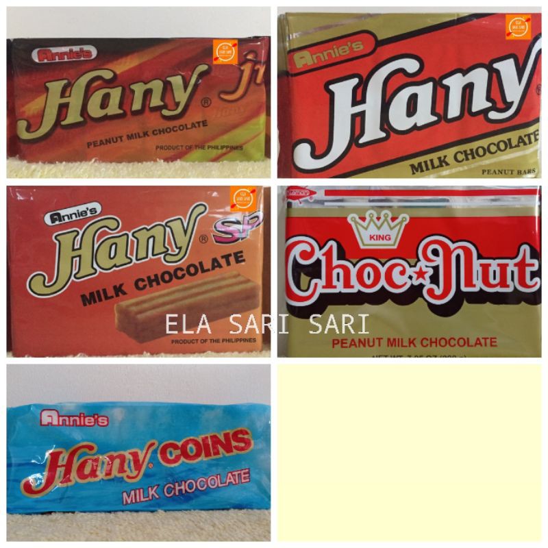 Annie’s Hany/ChocNut PEANUT MILK CHOCOLATE Jr./King/SP/Coins | Shopee ...