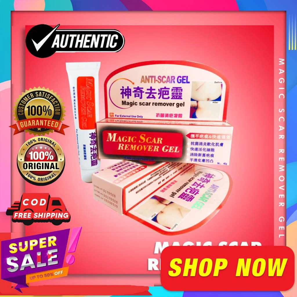 Original 100% Authentic Magic Scar Remover Gel Anti-Scar 40g Original ...
