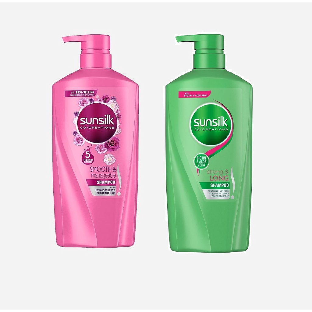 SUNSILK Co-Creations Shampoo 450mL /485mL | Shopee Philippines