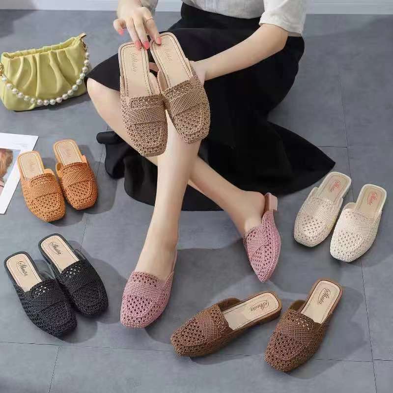 Shuta Half Shoes for Women Flat Sandals for Women | Shopee Philippines
