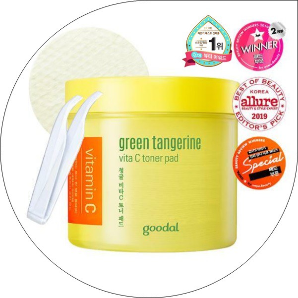 Goodal Green Tangerine Vita C Toner Pad | Shopee Philippines
