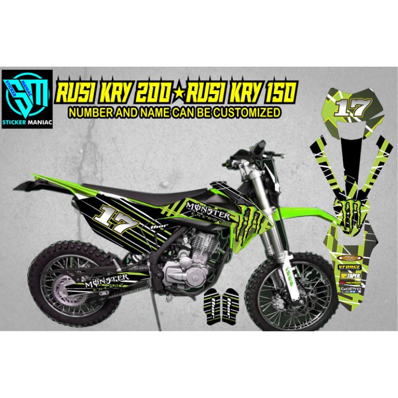 Rusi KRY 200/Rusi KRY 150 full body decals | Shopee Philippines