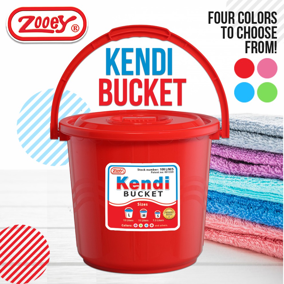Zooey Kendi Bucket 15Ltrs. Large (ZP108-L) | Shopee Philippines
