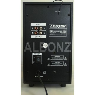 Lexing LX-556 2.1 with Bluetooth /SD/USB/FM Multimedia Speaker | Shopee ...