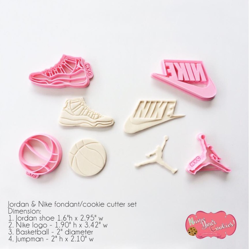 JORDAN AND NIKE SET FONDANT & COOKIE CUTTER | Shopee Philippines
