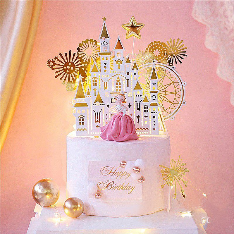Castle Acrylic Cake Topper Decorations | Shopee Philippines