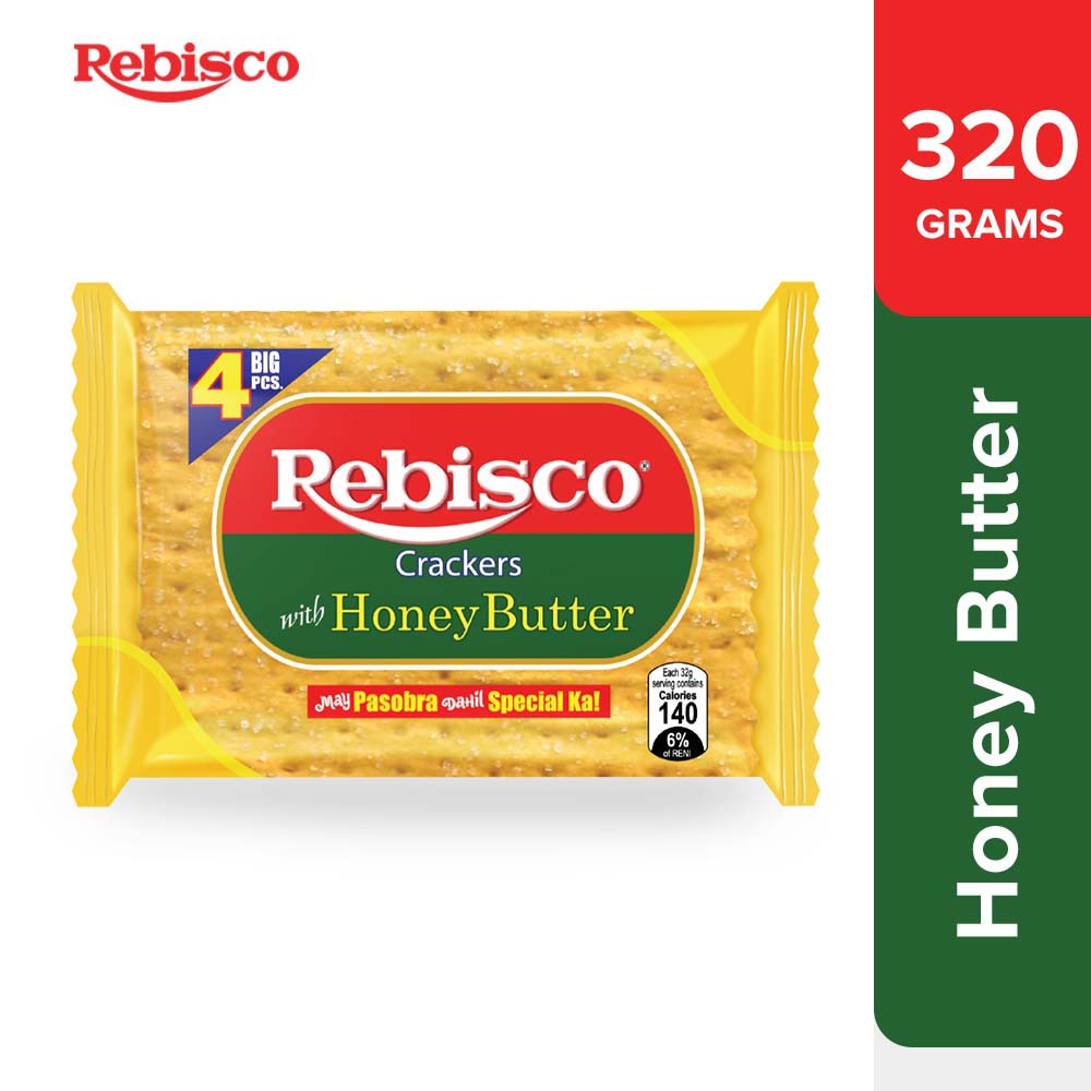 Rebisco Crackers Flavored Honey Butter 32g x 10pcs | Shopee Philippines