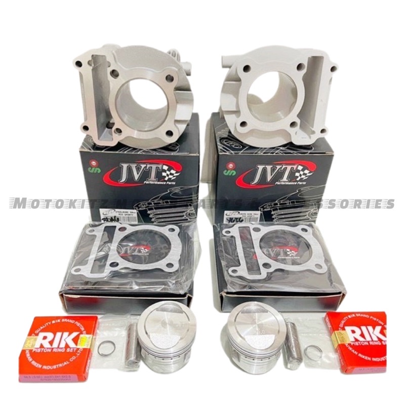 JVT BLOCK Mio sporty | m3 chrome bore | steel bore 59mm | Shopee ...