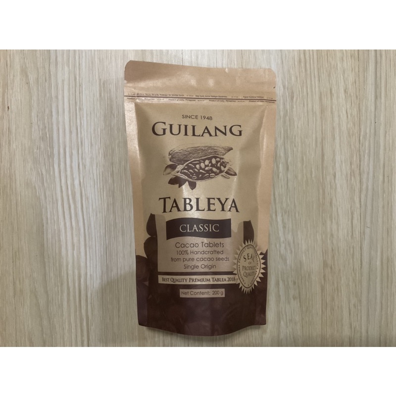 Guilang Tableya Classic 200 grams (Pure Tablea) | Shopee Philippines