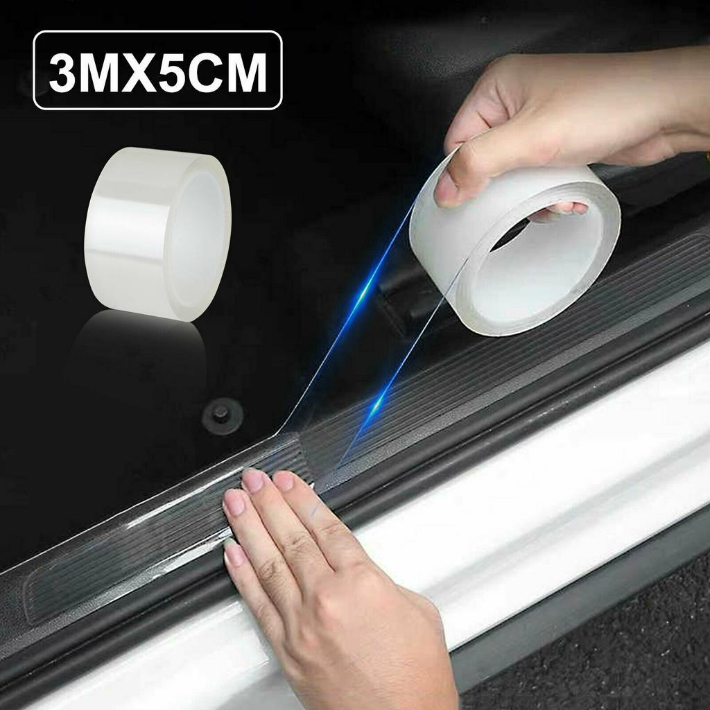 3M*5M Car Nano Anti Scratch Stickers / Transparent Anti-collision Strip ...