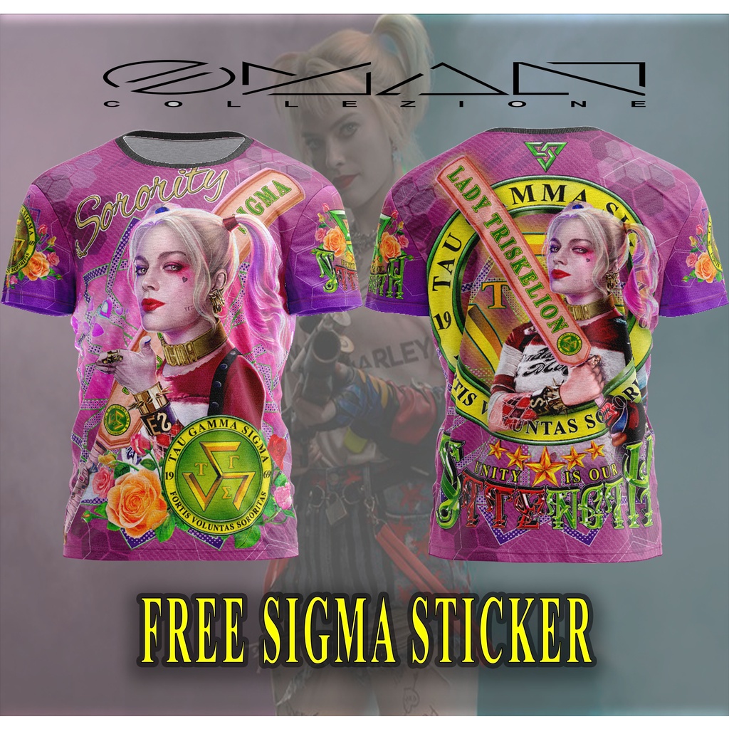 TAU GAMMA SIGMA FULL SUBLIMATION SHIRT (FREE SIGMA STICKER) | Shopee ...