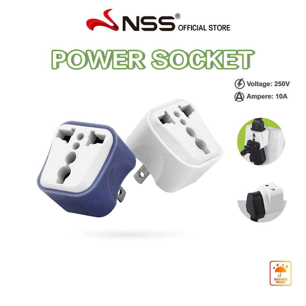 NSS All in 1 Universal Adaptor Travel Adapter Plug Electrical Converter ...