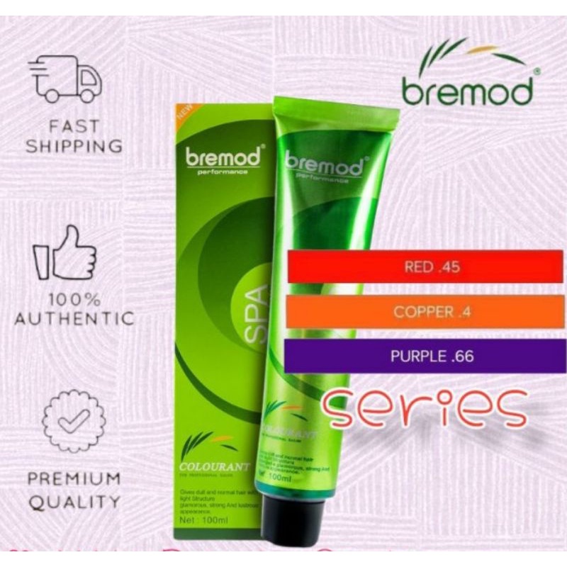 BREMOD hair color (RED, COPPER, PURPLE SERIES | Shopee Philippines