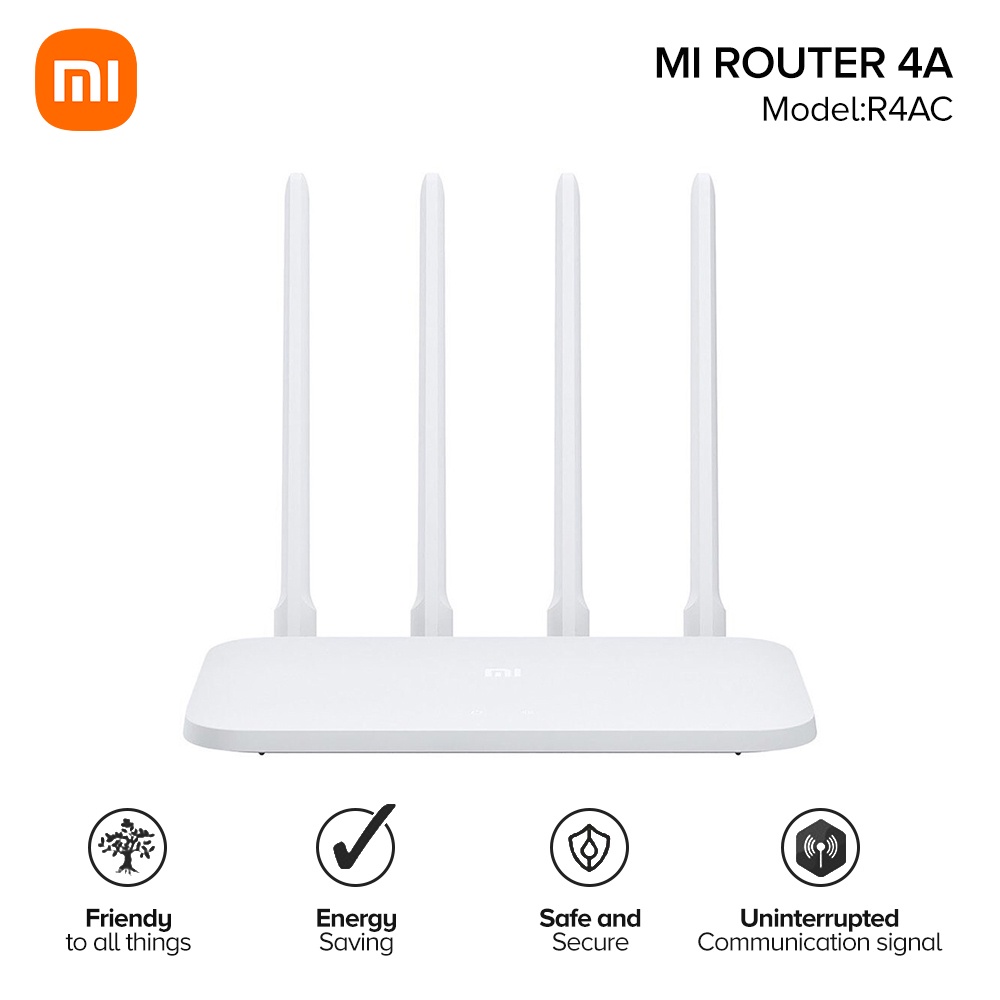 Xiaomi Mi Router 4A 5G Wifi High-Speed Dual Band AC1200 Router 64MB RAM Supports 2.4GHz and 5G ...