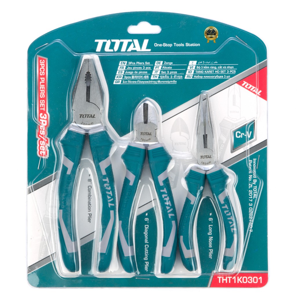 Total 3pcs Pliers Set (THT1K0301) | Shopee Philippines