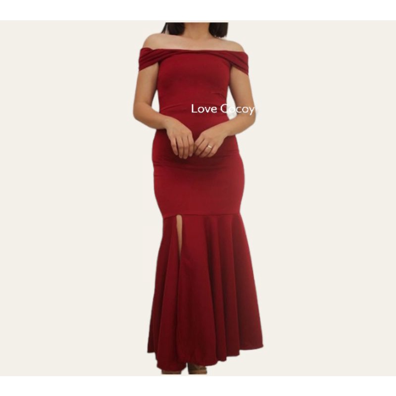 LONG GOWN PASTEL COLORS WEDDING GOWN ENTOURAGE GOWN WEDDING ATTIRE ...