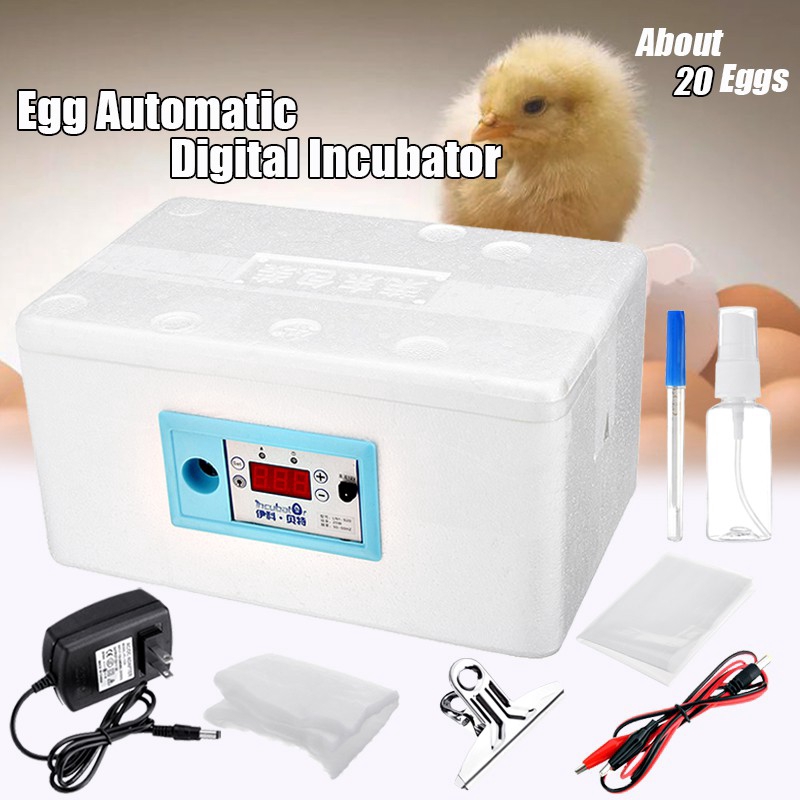 42 egg Incubator Hatcher Chicken Digital Waterbed Automatic Intelligent ...