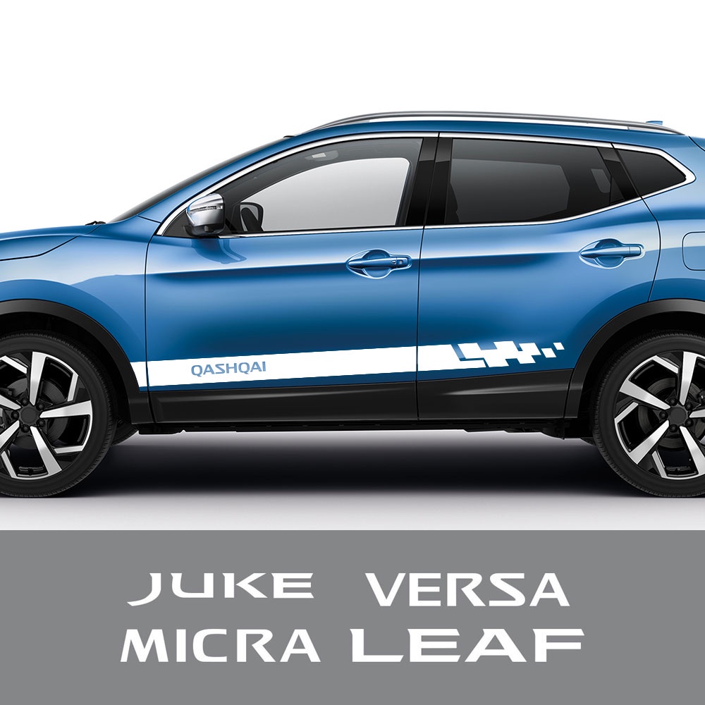Nissan Qashqai J10 J11 Door Side Car Stickers Decals for Micra Juke ...