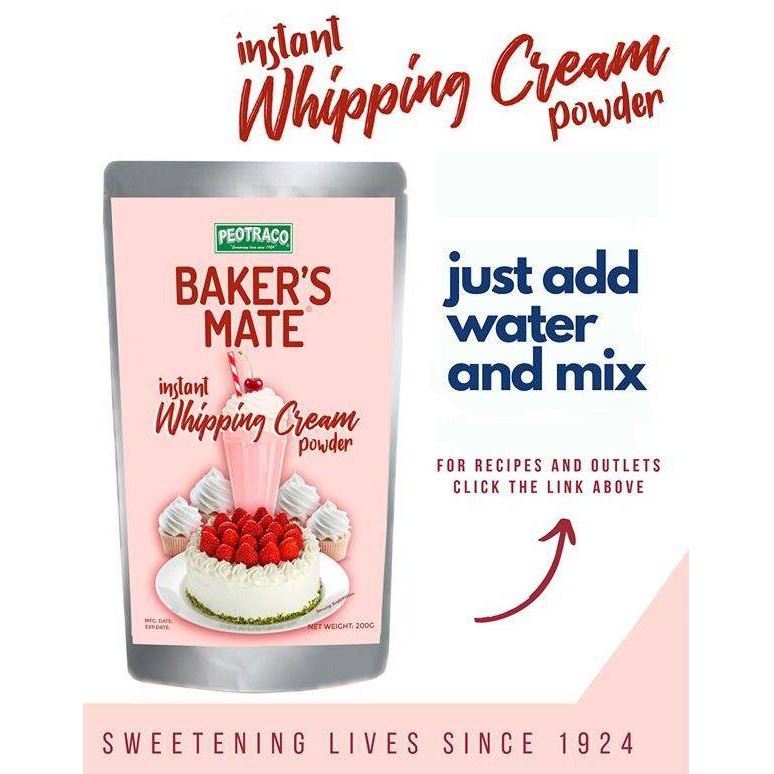 Peotraco Baker's Mate Whipping Cream | Shopee Philippines