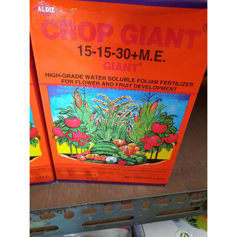 Crop Giant Foliar Fertilizer 15-15-30 1 kg | Shopee Philippines