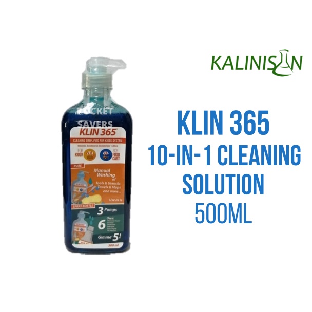 Kalinisan KLIN 365 500 mL 10-in-1 Disinfectant Solution Sanitizer (All ...