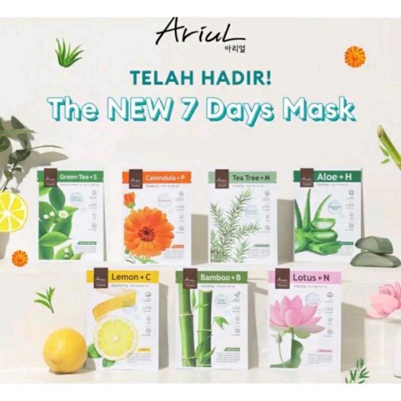 Ariul 7 Days Mask Sheet 20g (100% Original) | Shopee Philippines