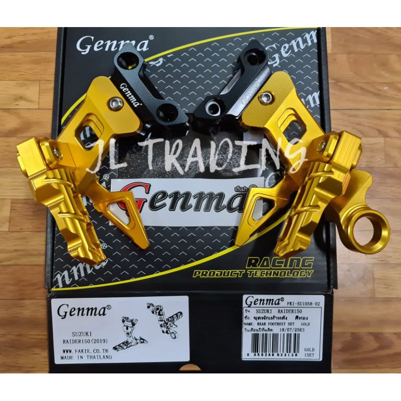 GENMA PASSENGER FOOTREST FOR RAIDER 150 FI/CARB | Shopee Philippines