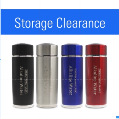 Alkaline Water - Nano Energy Bottle Flask Cup - Portable Metal Water ...