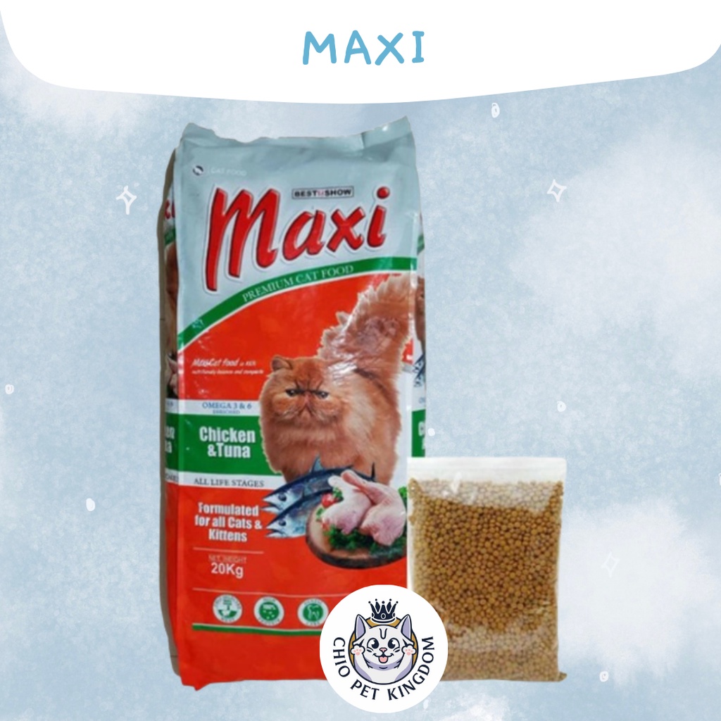 Maxi CAT FOOD / CATFOOD MAXI / CAT FOOD MAXI 1KG | Shopee Philippines