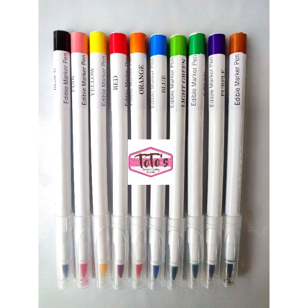 Edible Pen food Grade Colored edible writing Pens | Shopee Philippines