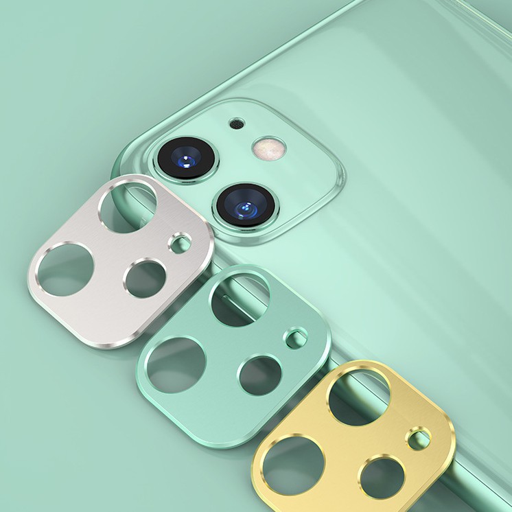 Camera Lens Protective Ring For iPhone 11 Pro Max Tempered Glass Phone ...