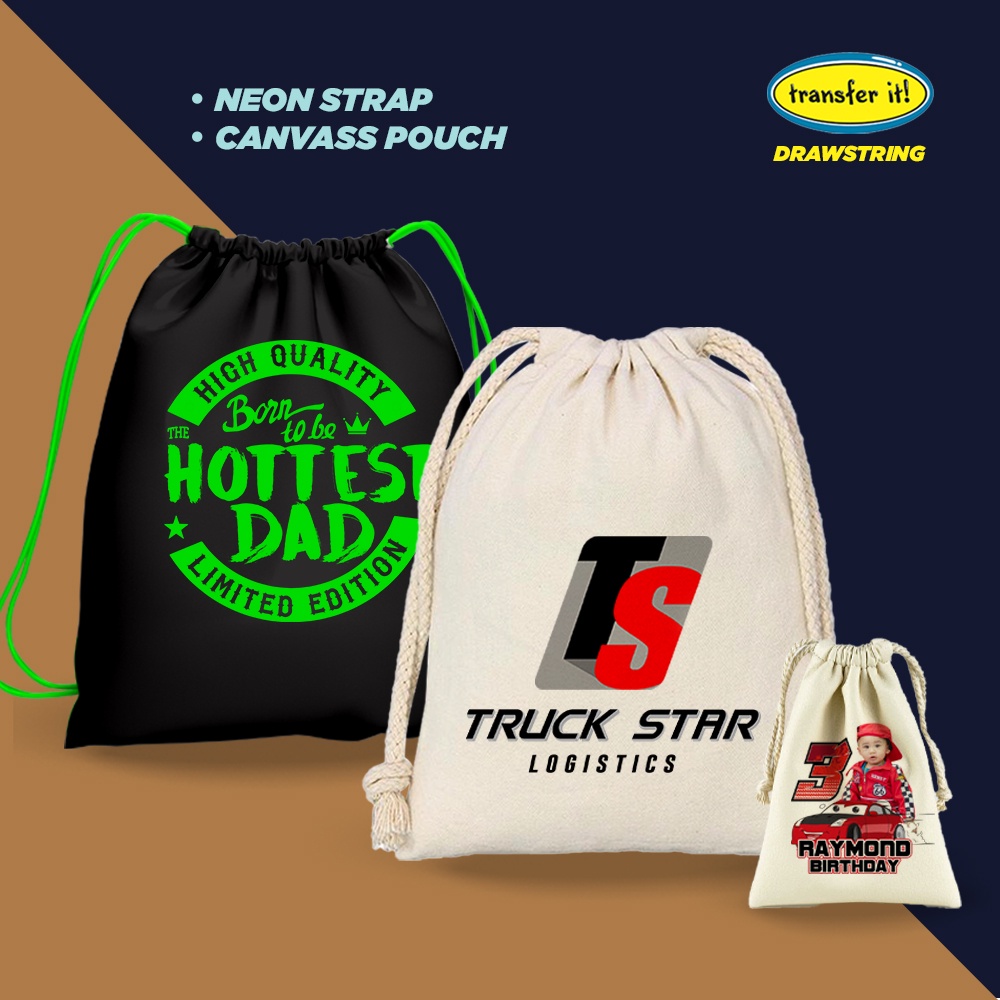 Customized Drawstring Bags & Pouches Nylon Eco Bag Katsa Souvenirs ...