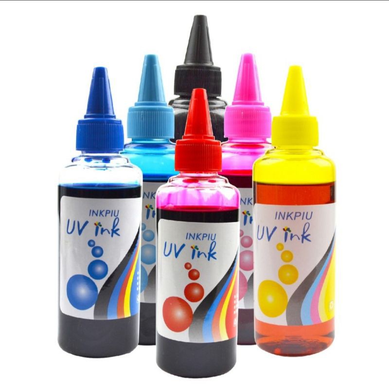 Inkpiu UV Dye Ink 100ml Full Color Bundle (CMYK) | Shopee Philippines