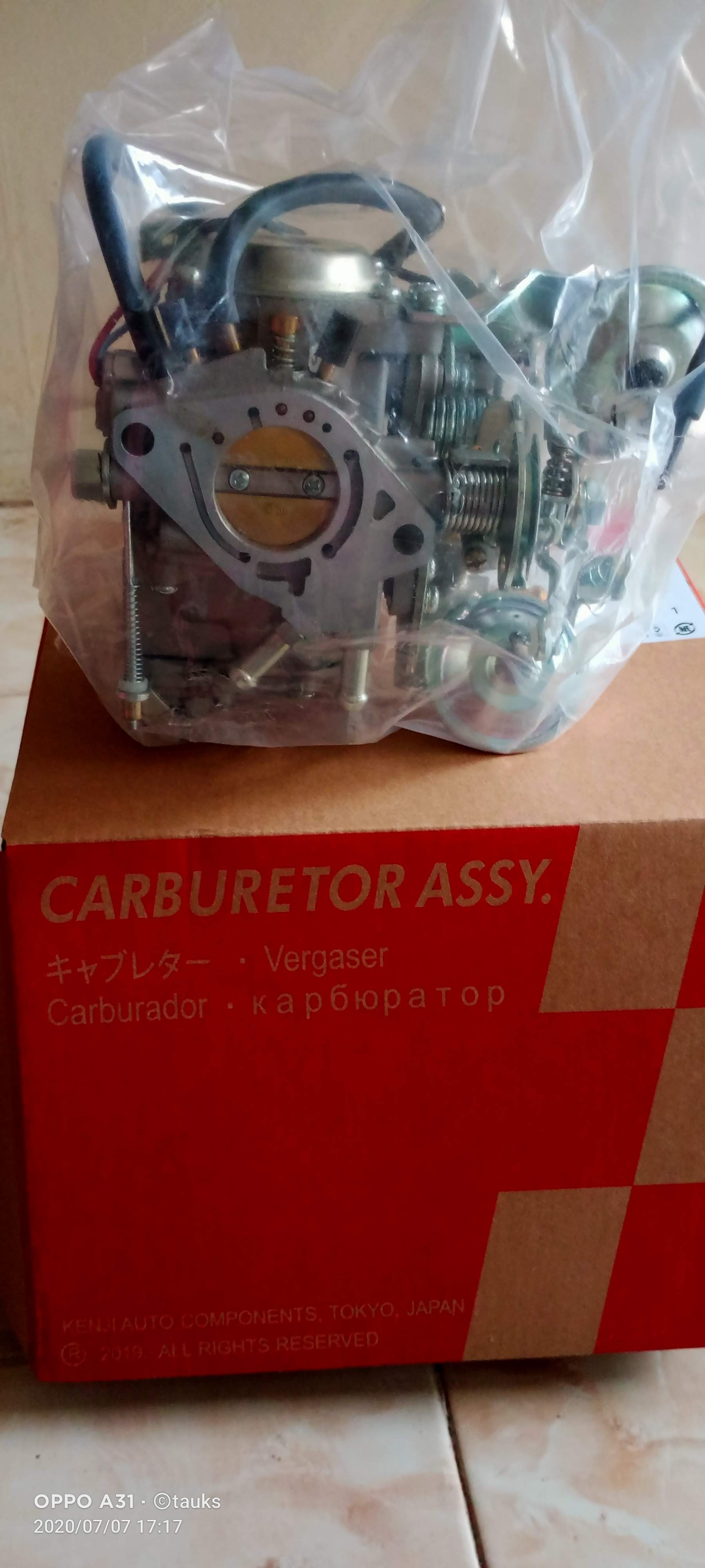 KENJI Carburetor Assembly (use for Suzuki F6A Scrum Multicab 12 Valves ...