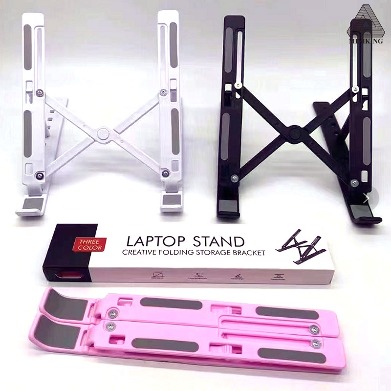laptop Stand Portable Hands Free ABS Adjustable Foldable Laptop Desk ...