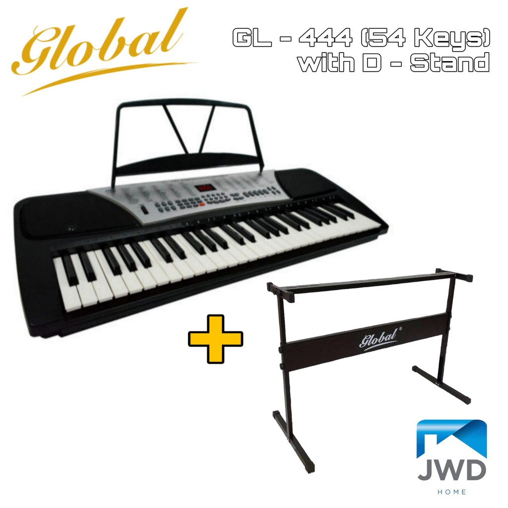 Global GL - 444 54 Key Electronic Keyboard w/ Stand | Shopee Philippines