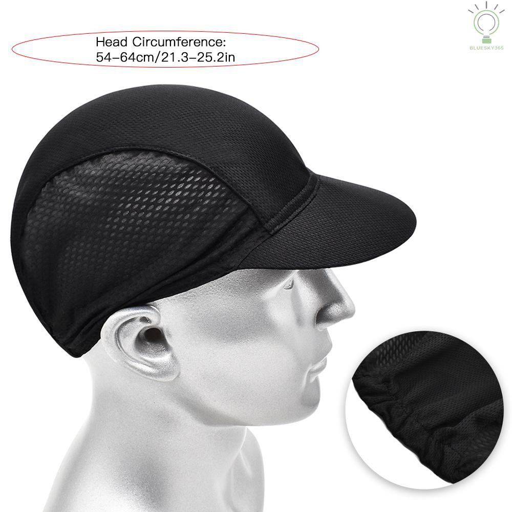 BLUE Cycling Sun Cap Men Women Outdoor Sport Breathable Mesh Baseball ...