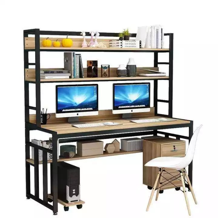 KRUZO SPACIO (80cm x 60cm) Modern Study Writing Desk with Bookshelf ...