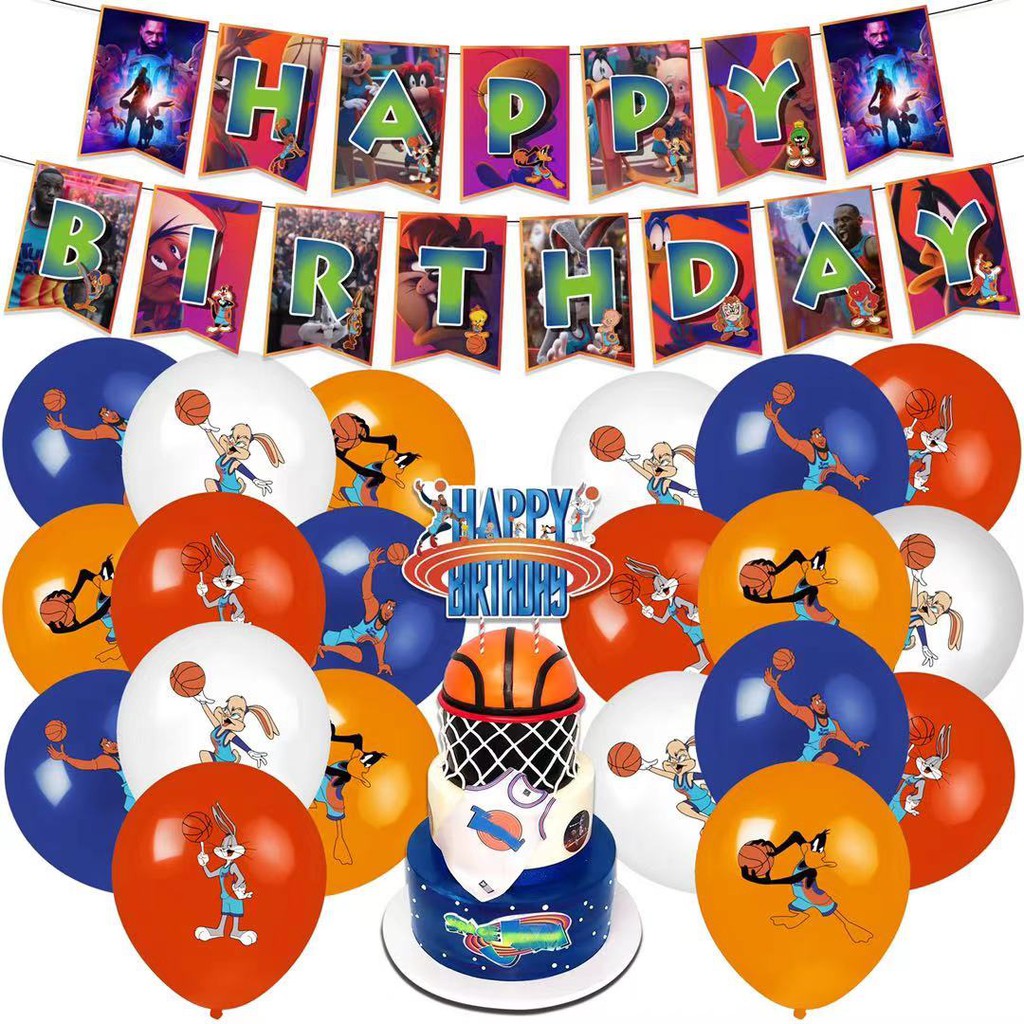 Space Jam Balloons for Space Jam Decorations for Birthday Party ...