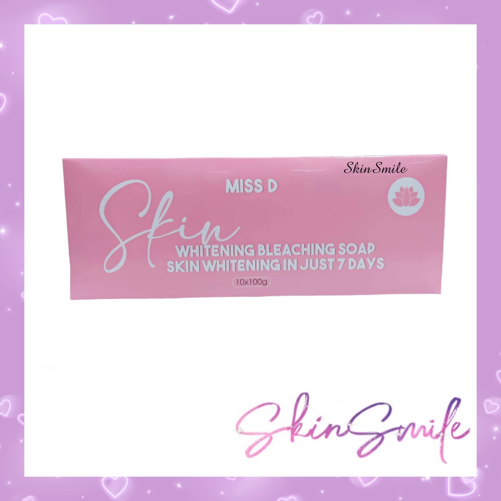 Miss D skin Whitening Bleaching Soap per Box | Shopee Philippines