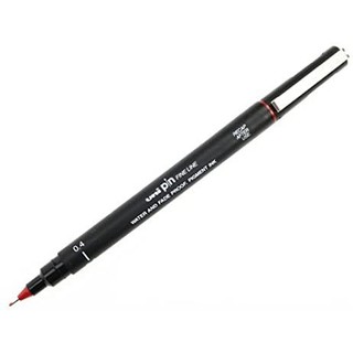 UNIPIN (Red) - Fine Line Technical Pen (Sold per piece) | Shopee ...