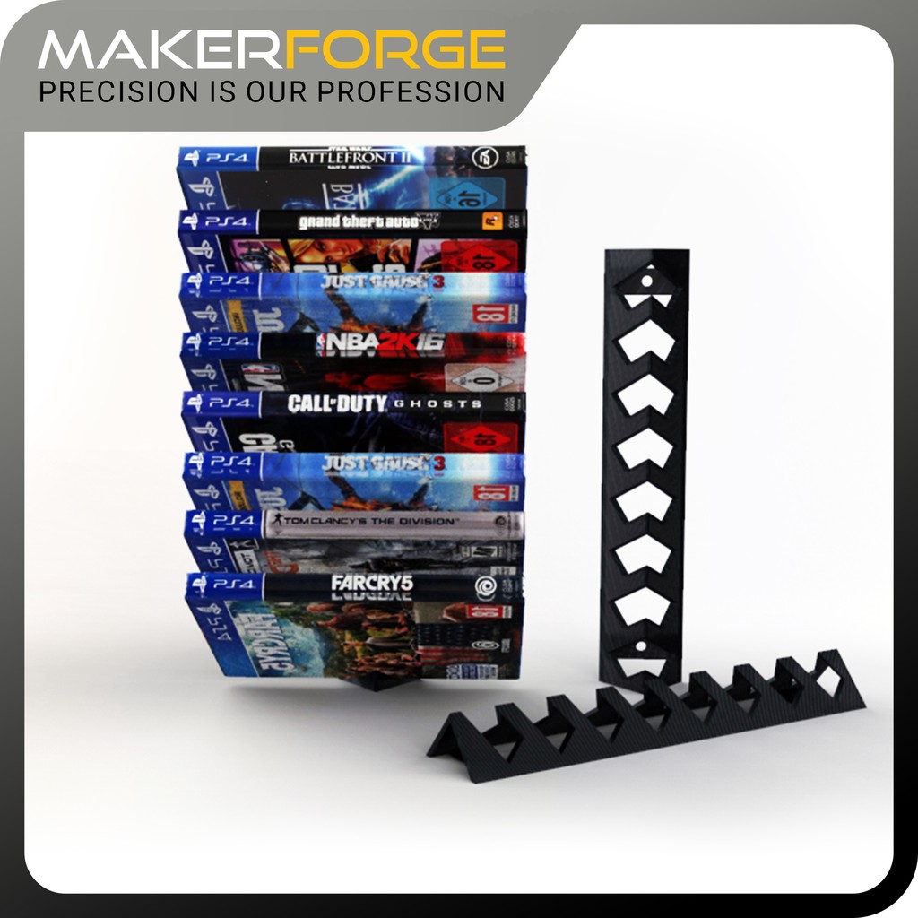 PS4 & XBOX Wall mount Game Cd, DVD Storage rack | Shopee Philippines