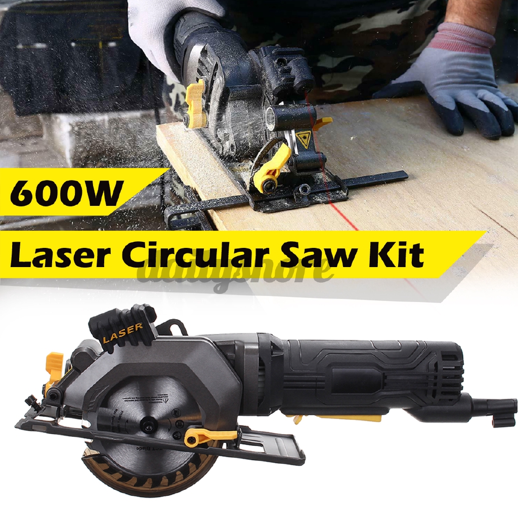 Daily Hand Held Compact Circular Saw Straight Bevel Wood Cutter 24T ...
