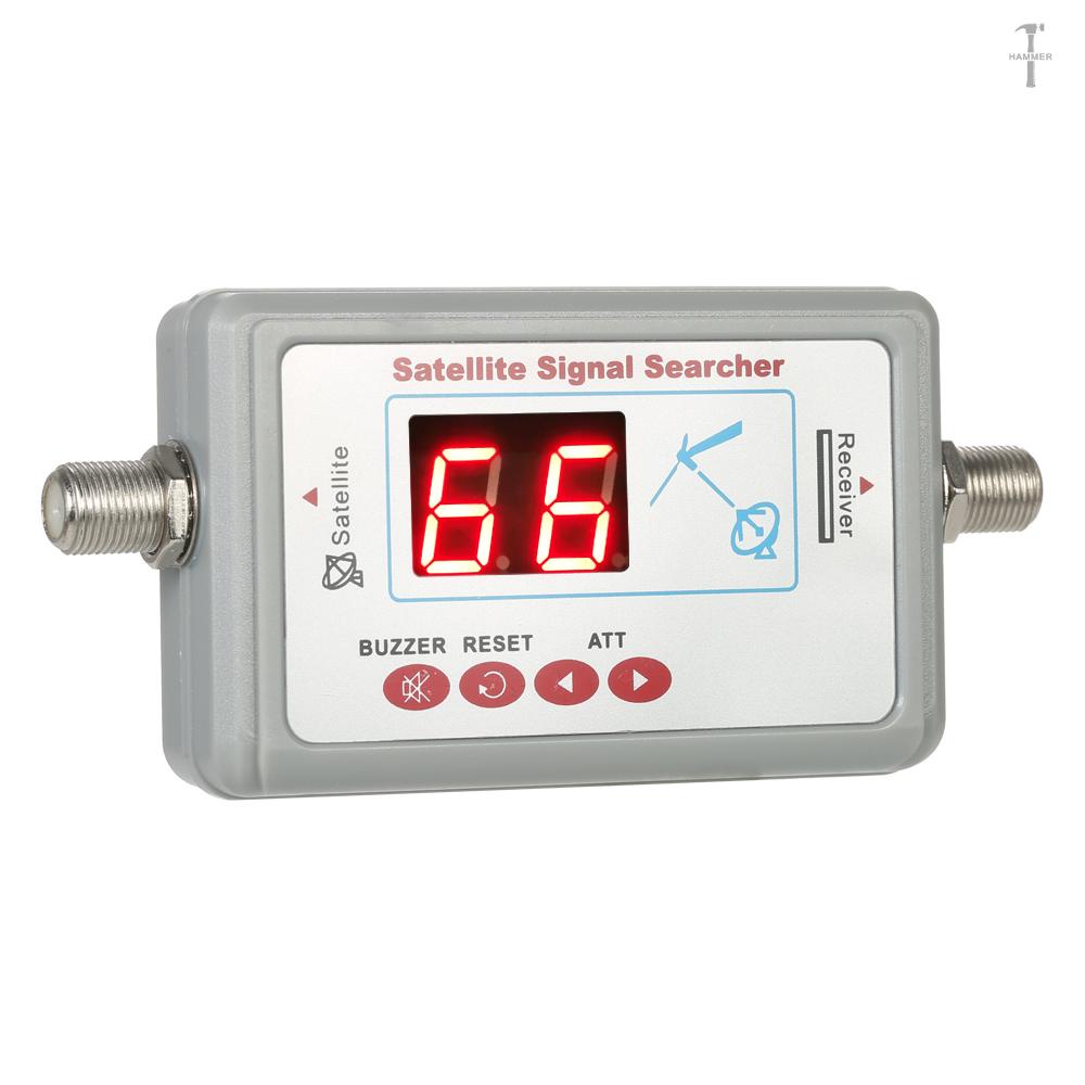 Digital Satellite Signal Finder Meter Mini Satellite Finder with Buzzer ...