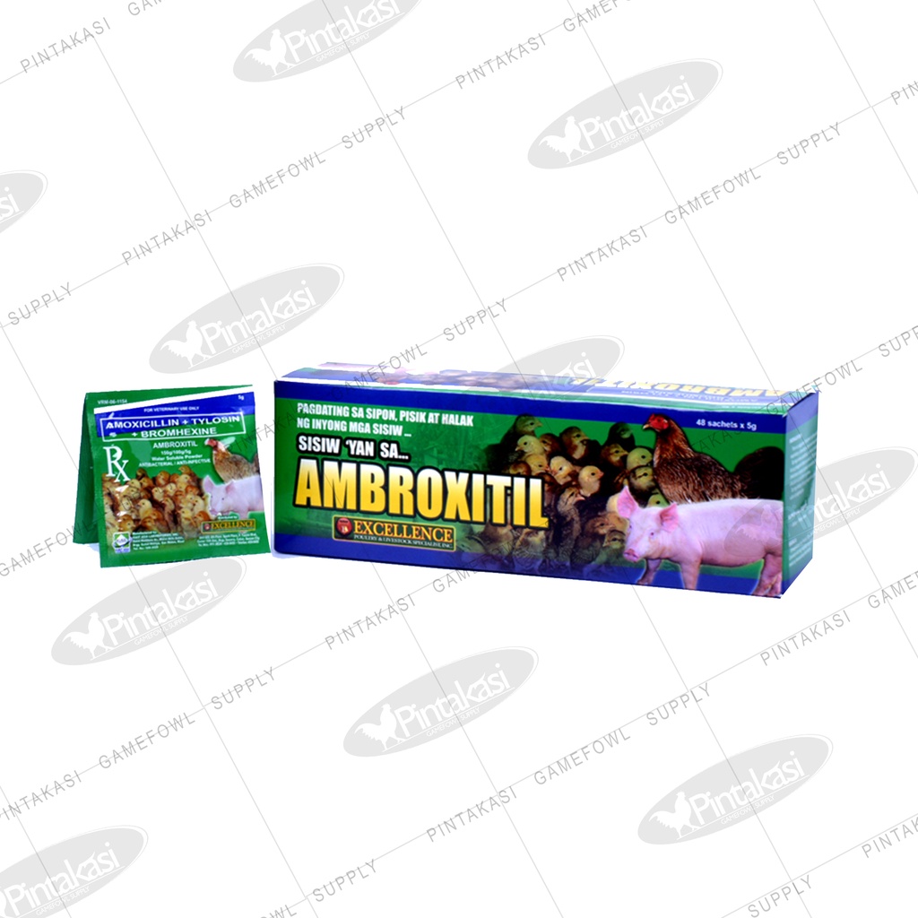 1 box Excellence Ambroxitil 5g 48 Sachets Antibacterial / Anti ...