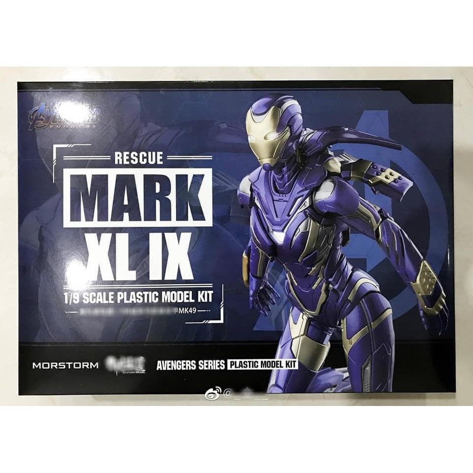 Eastern Model Marvel Avengers Endgame Rescue Armor Mk49 Model Kit ...