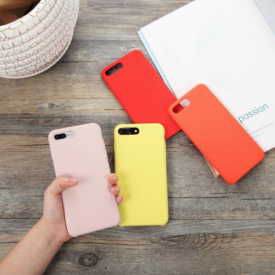 Liquid Silicone Case For IP 7 8 7 Plus 8 Plus with Logo | Shopee ...