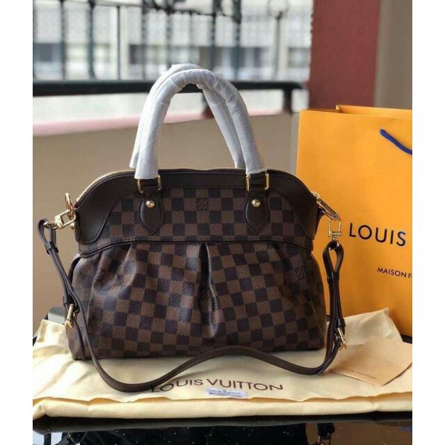 Lv Brown Checkered Bag | semashow.com