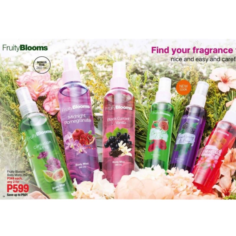 Tupperware FRUITY BLOOMS BODY MIST 260ml / 100ml | Shopee Philippines