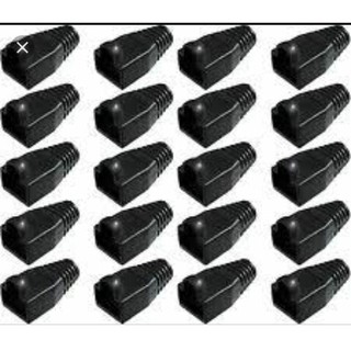 100pcs Rj45 rubberboots rubber boots rubberboot rubber boot for Cat5e ...